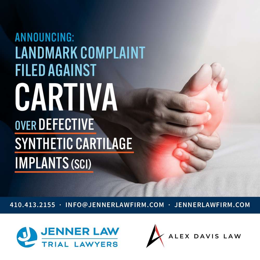 Lawsuit Alleges Cartiva Implant Defects | Jenner Law